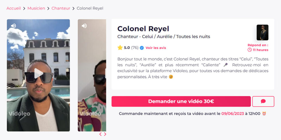 Colonel Reyel – Actualités | Vidoleo Blog