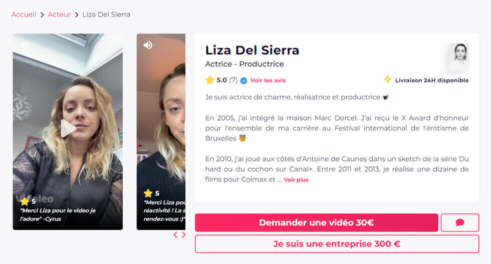 Liza Del Sierra Actualités Vidoleo Blog 2173